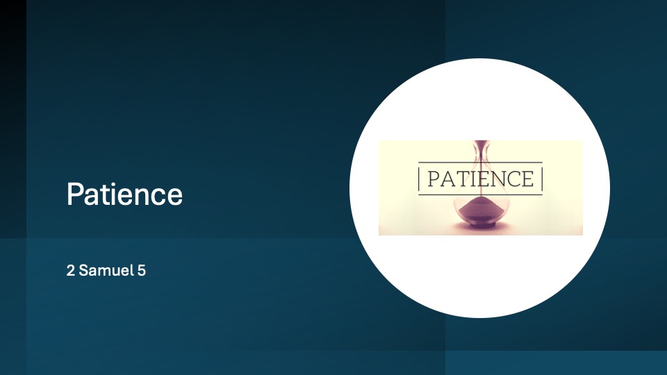 Patience | Making A Difference