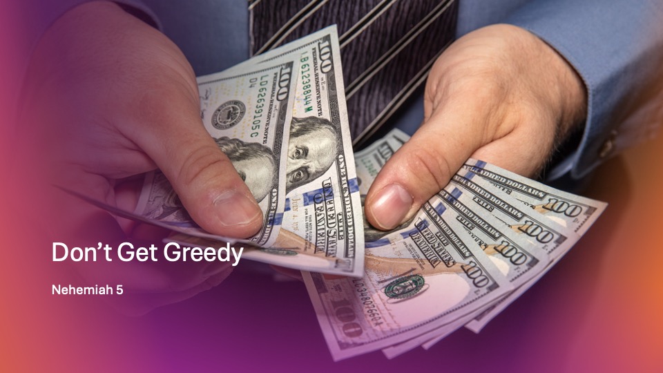 Don’t Get Greedy