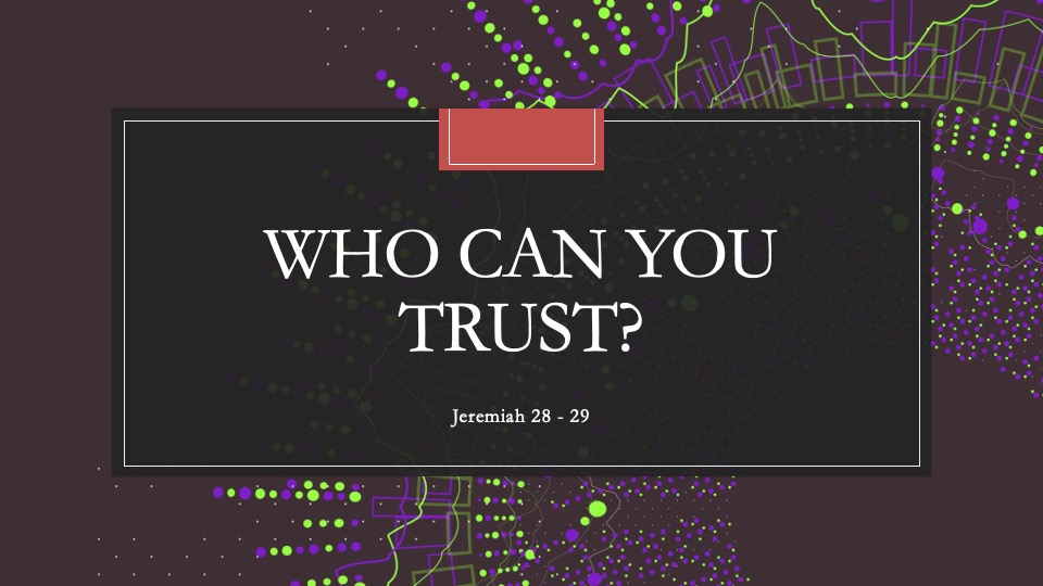 Who Can You Trust? | Making A Difference